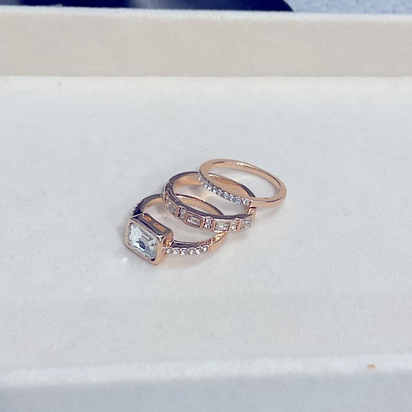 Jewelry | 3pc 14k Gp Stackable Rings Size 7 | Poshmark